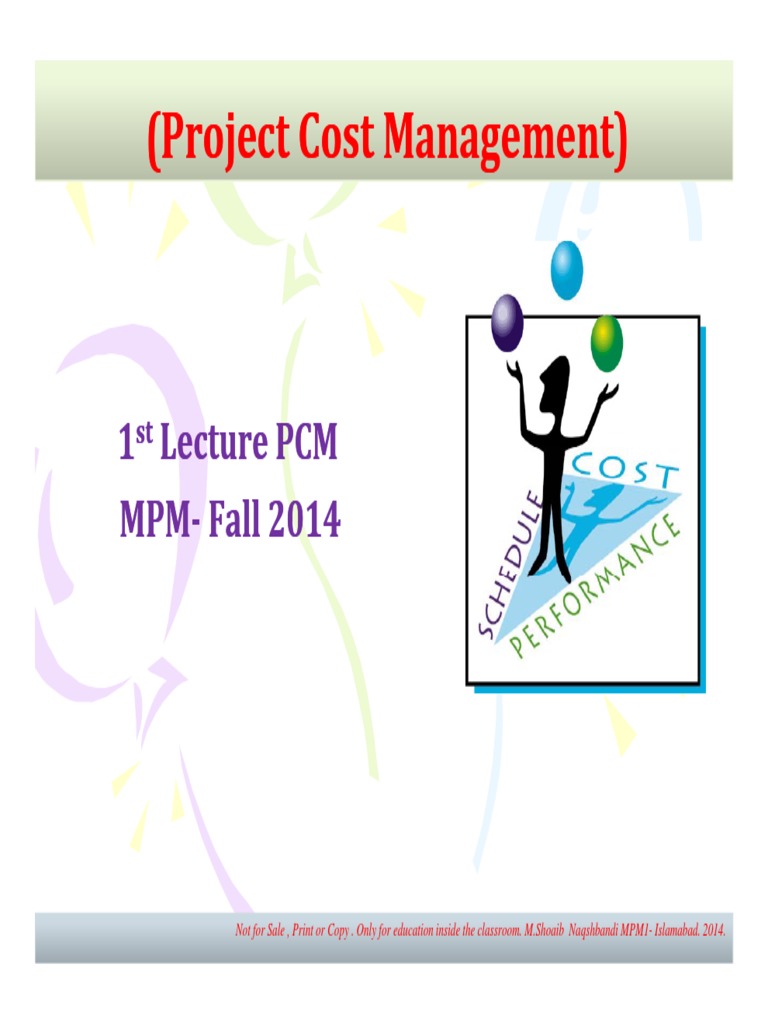Students - Introduction PCM | PDF | Cost Accounting | Project Management