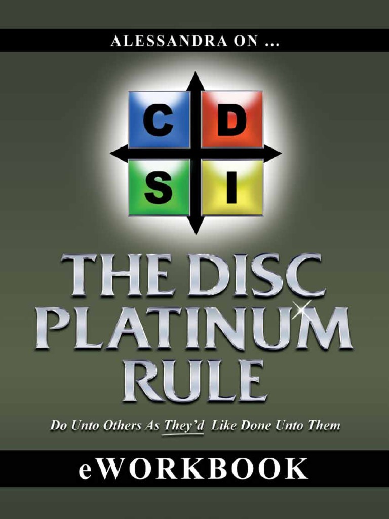 Disc e Work Book | PDF | Career & Growth