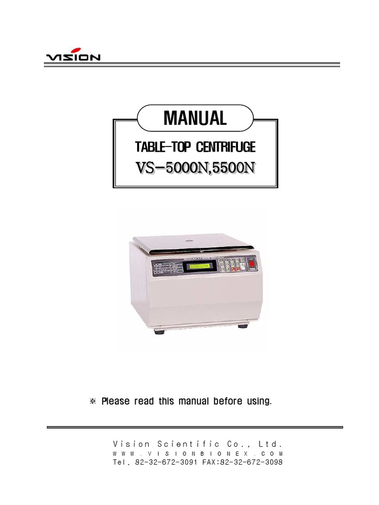 PRP Machine Manual PDF | PDF | Centrifuge | Machines