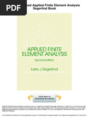 Ebook Finite Element Method Tutorial