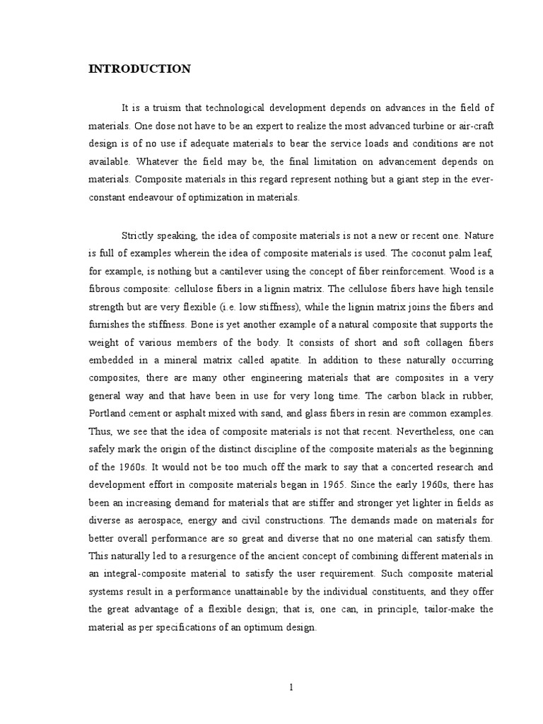 An Introduction to Composite Materials: Their Definition ...