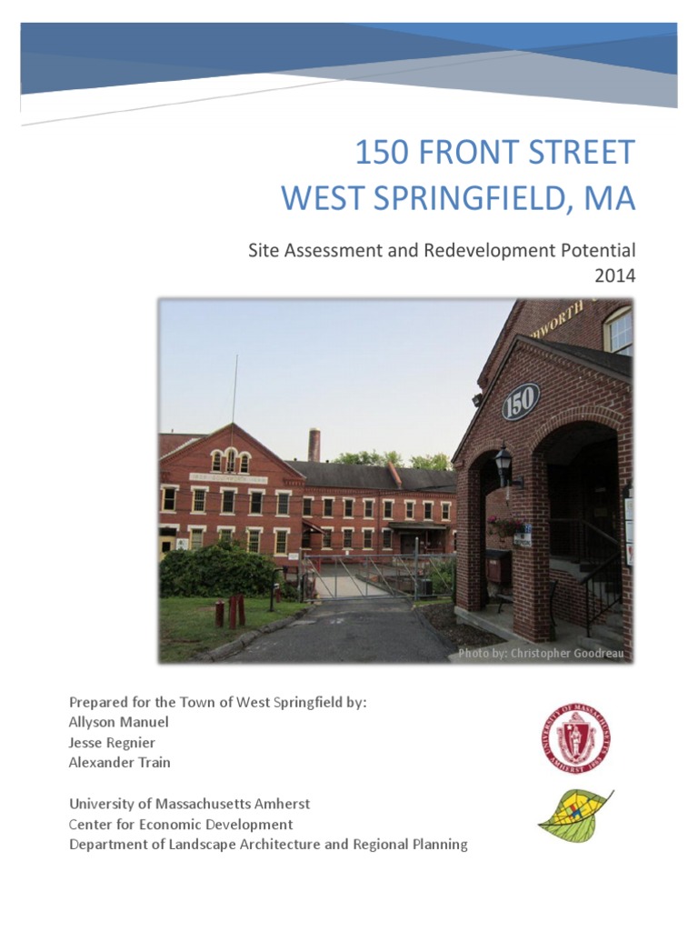 UMass CED Report On 150 Front St. | PDF | Hydroelectricity | Floodplain