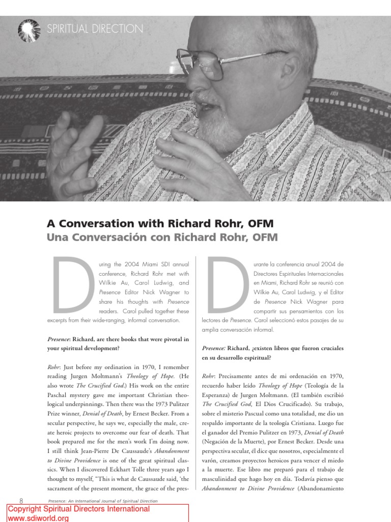 Article A Conversation With Richard Rohr | PDF | Fe | Religión y creencia