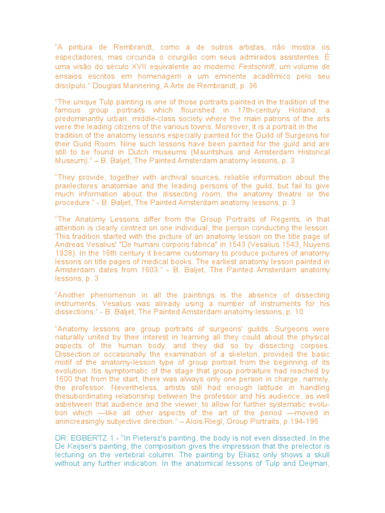 Remains | PDF | Rembrandt | Cadaver