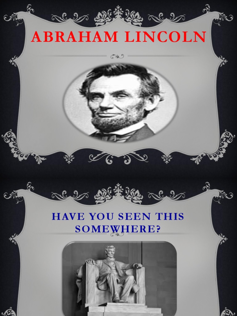 Abraham Lincoln | PDF | Politics