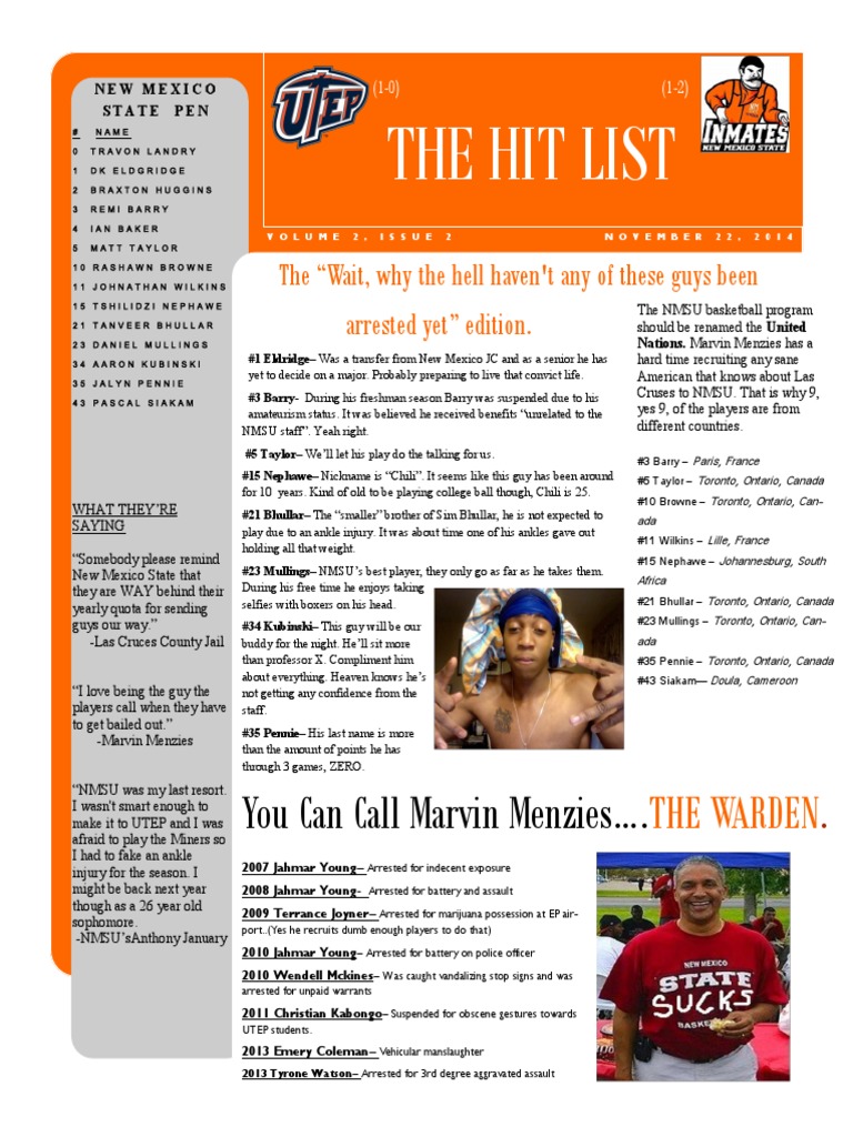 The Hit List | PDF | Violence | Crime & Violence