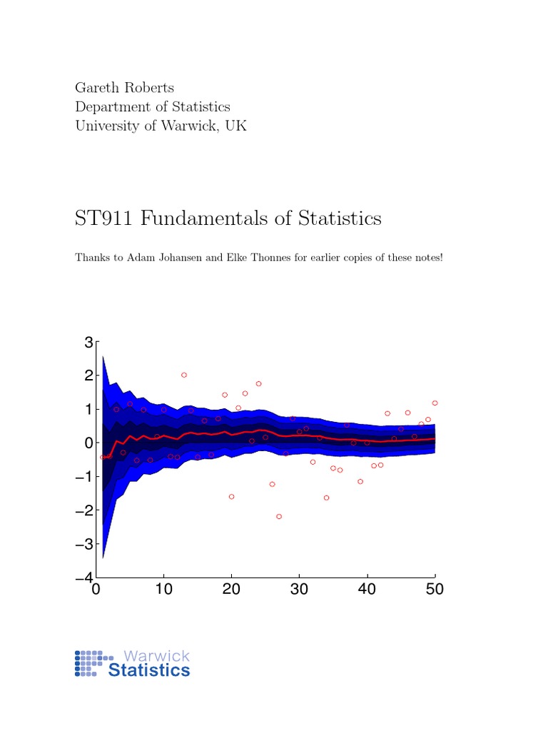 Fundamentals of Statistics 2 | PDF | Random Variable | Probability Theory