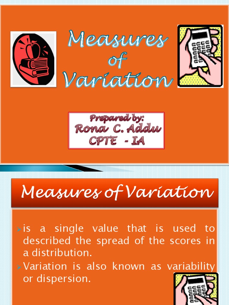 Measures of Variation Explained | PDF | Data Analysis | Statistics