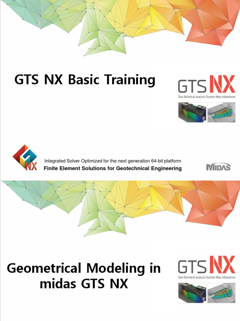 Introductory Training in Midas GTS NX | PDF | Extrusion | Finite ...