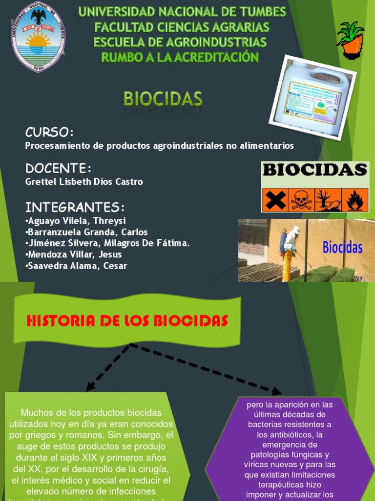 Ejemplos y Tipos de Biocidas | PDF