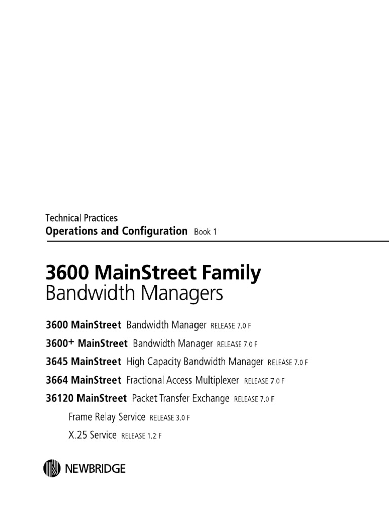 Manual Serie 3600 Newbridge | PDF | Computer Networking | Computer ...