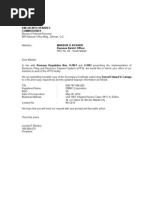 BIR LETTER - Request For TAMP Notice | PDF