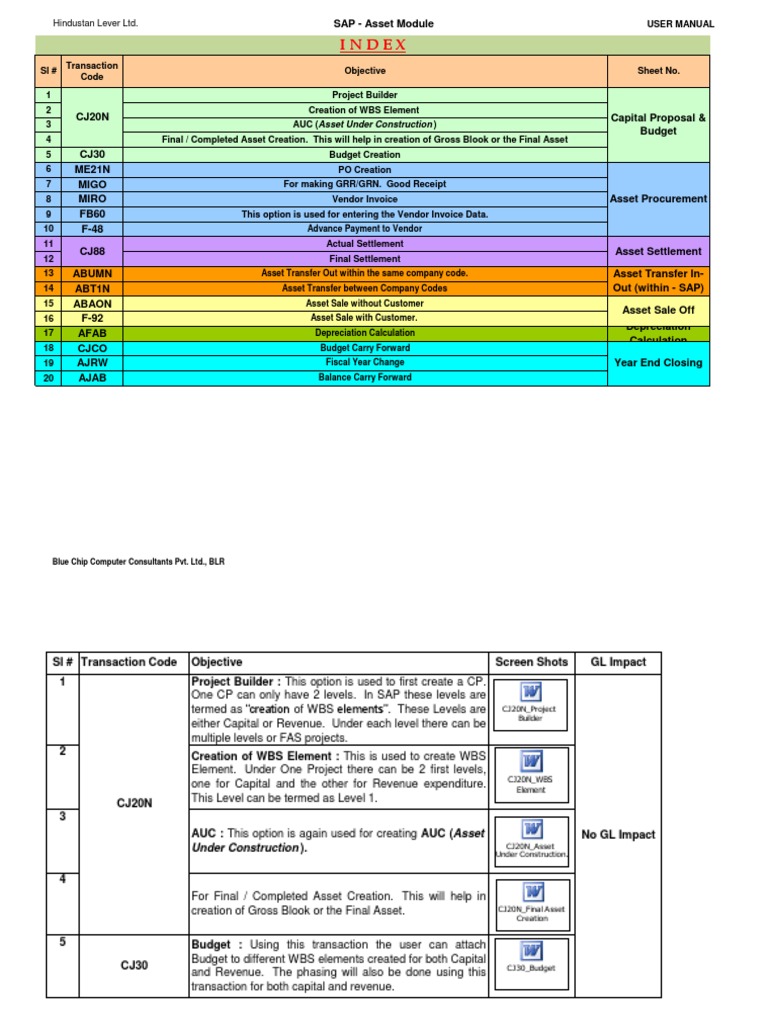 Assets - SAP-FAS-User Manual | PDF | Receipt | Invoice