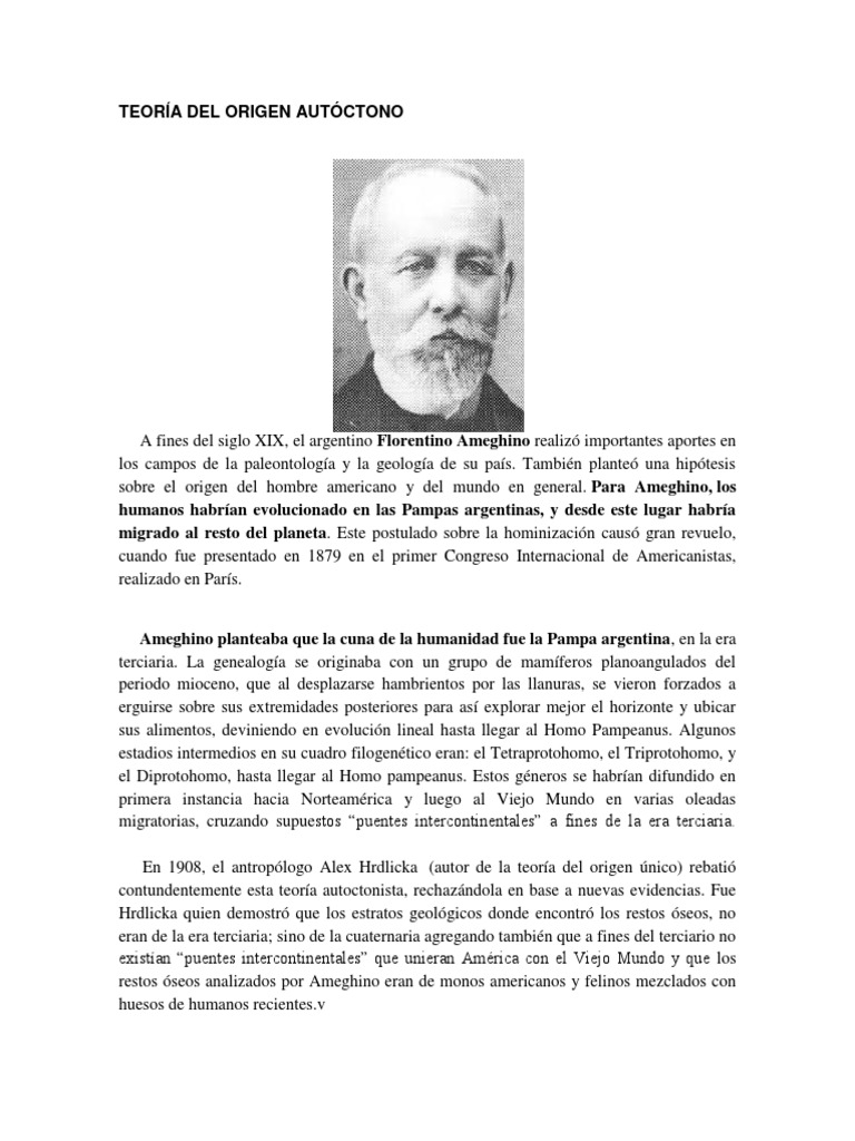 Teoría Del Origen Autóctono | Polinesia | Américas