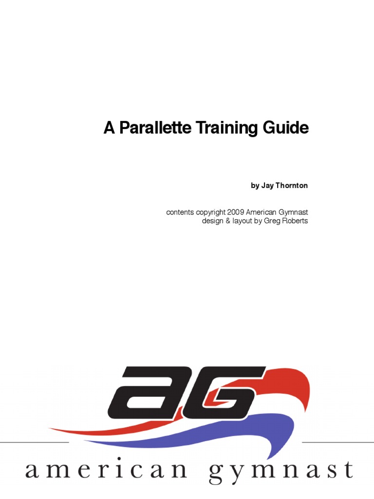 Parallette Training Guide | PDF | Gymnastics | Human Anatomy
