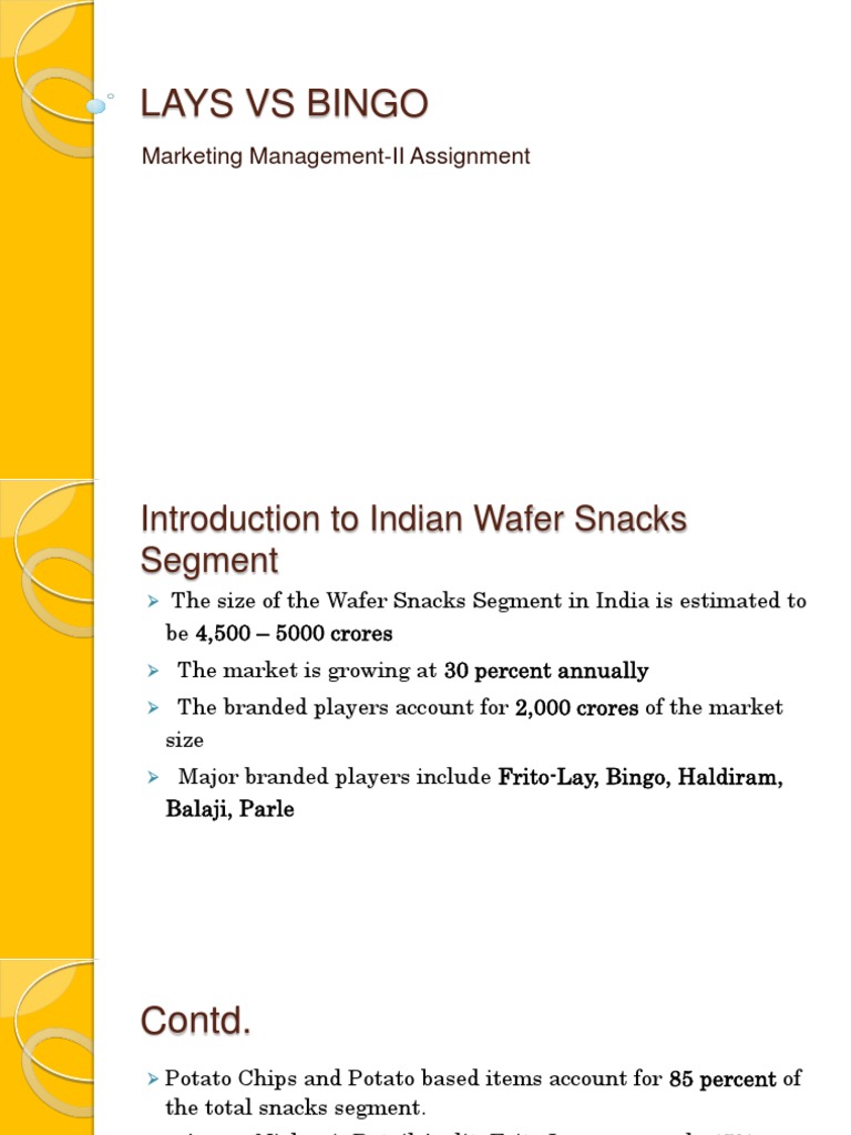 Lays Vs Bingo | PDF | Potato Chip | Brand