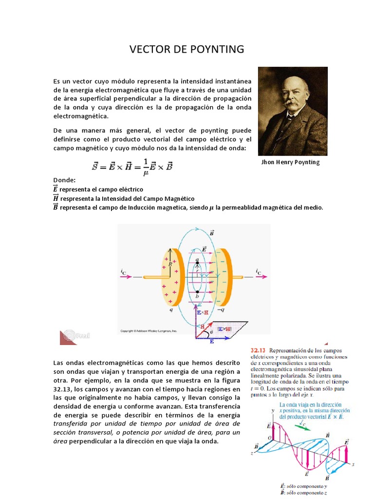 Vector de Poynting | PDF | Olas | Vector Euclidiano