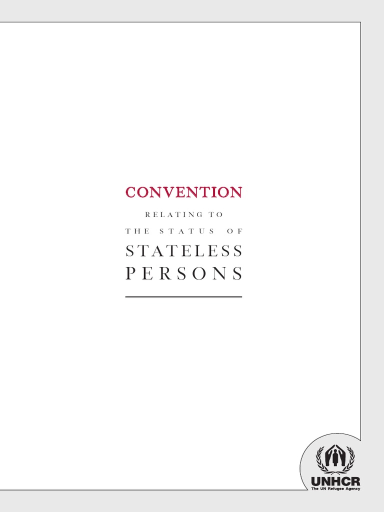 UN Stateless Person | PDF | United Nations High Commissioner For ...