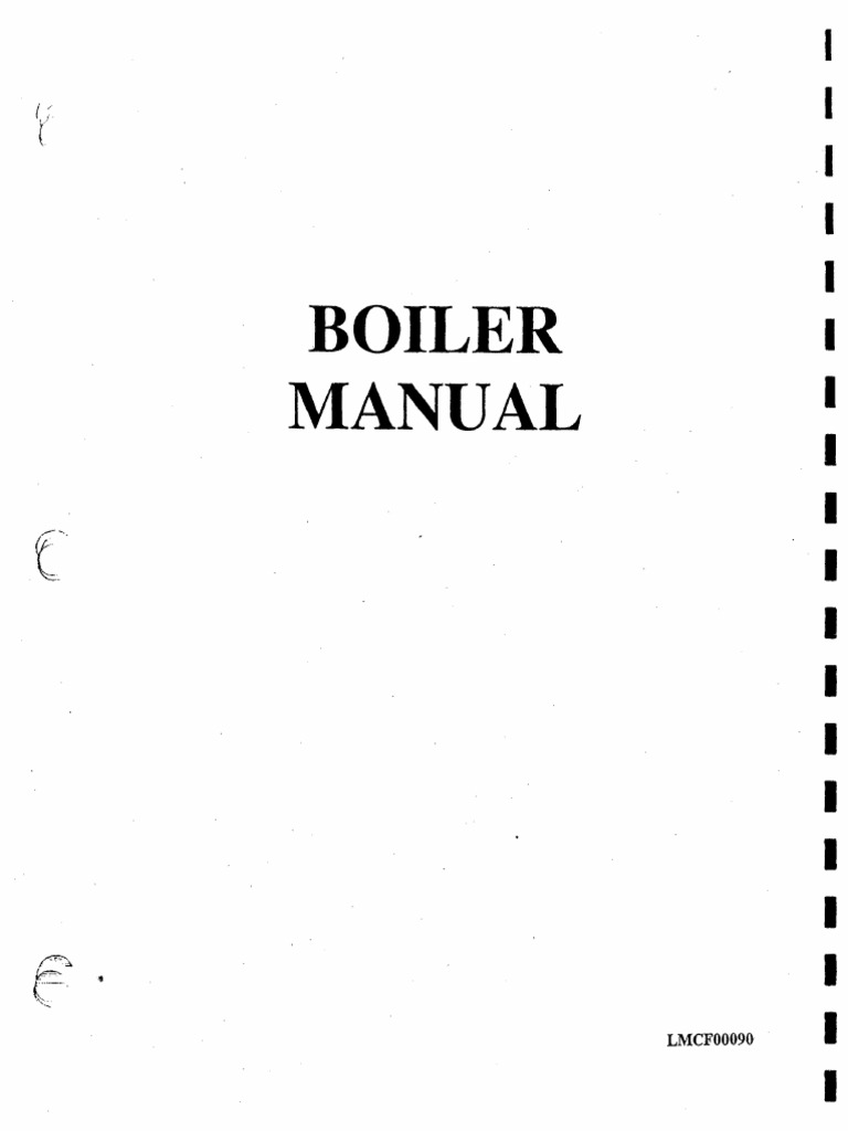 Boiler Manual | PDF