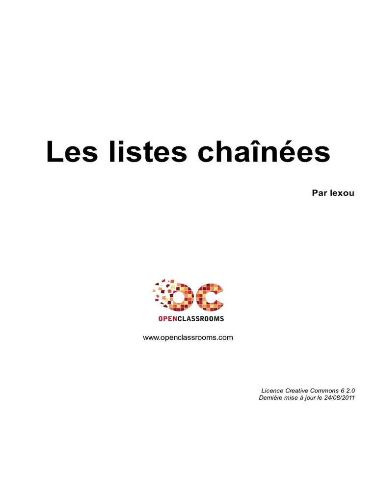 Les Listes Chainees | PDF | C (Langage de programmation) | Pointeur ...