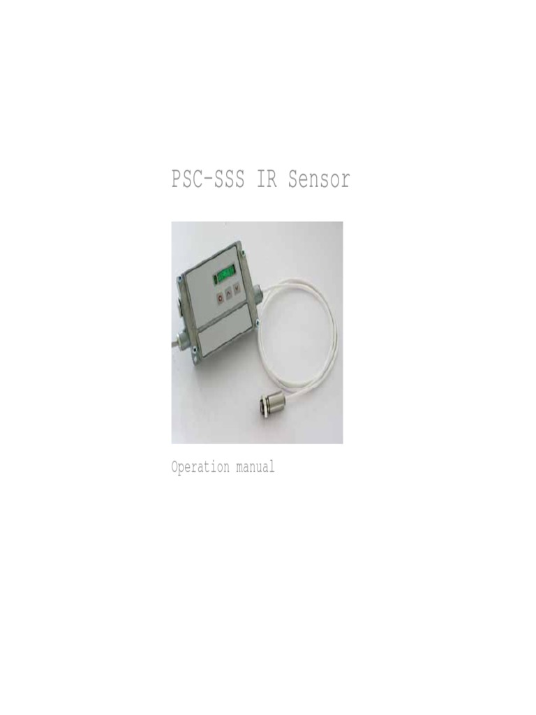 Guide to Installing and Configuring the PSC-SSS IR Sensor | PDF ...