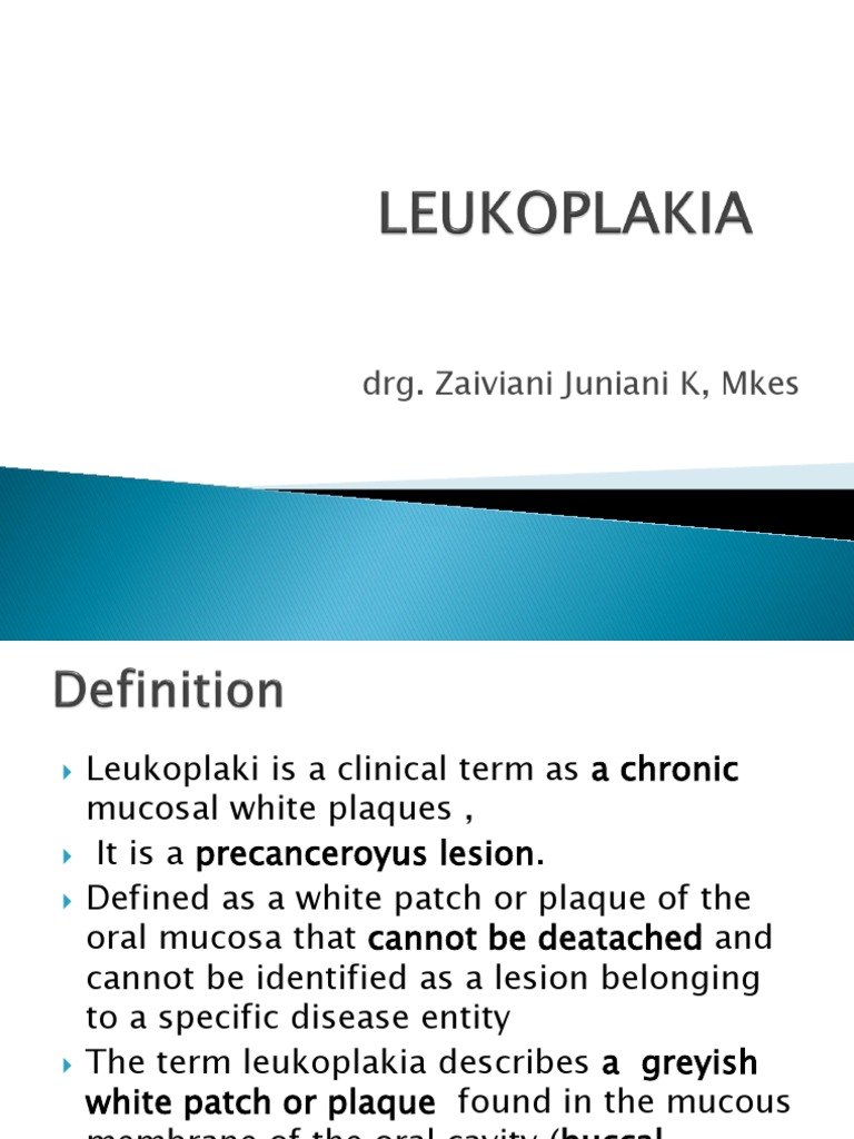 Leukoplakia | Mouth | Medical Specialties