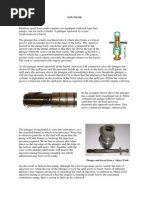 Jerk Type Fuel Injection Pump Report | PDF | Fuel Injection | Diesel Engine