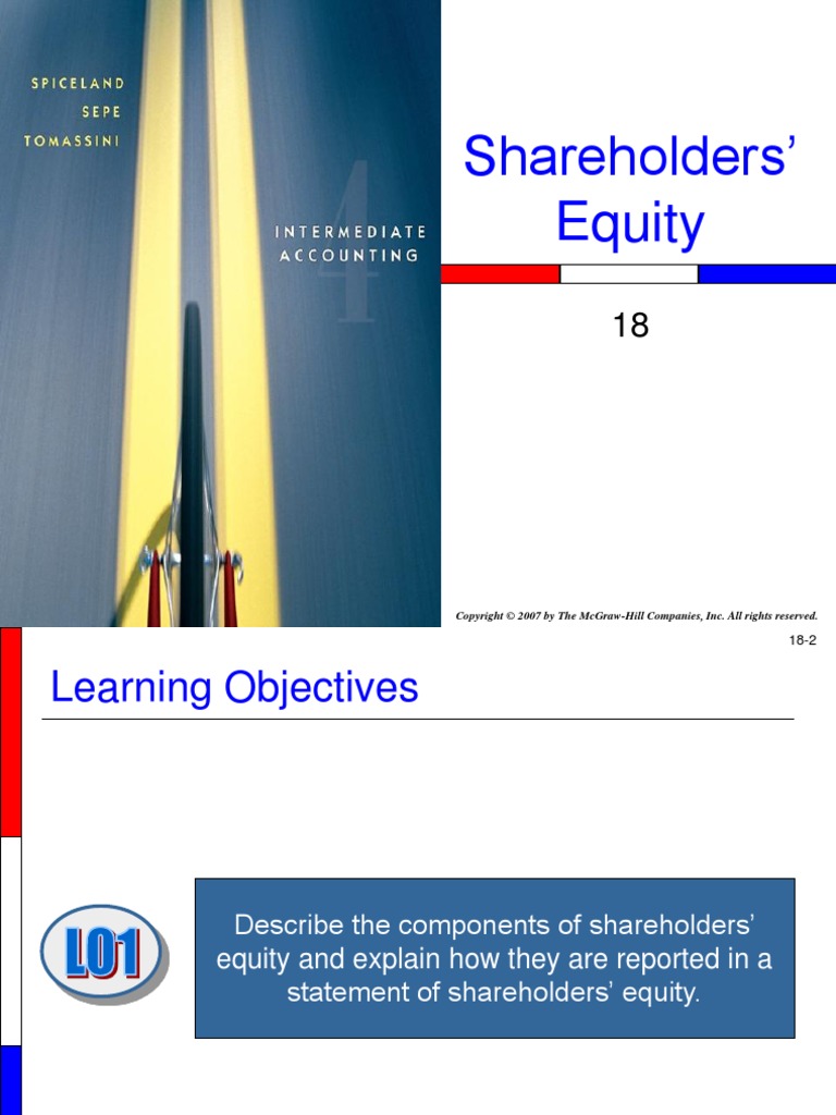 Shareholders' Equity: Insert Book Cover Picture | PDF | Treasury Stock ...