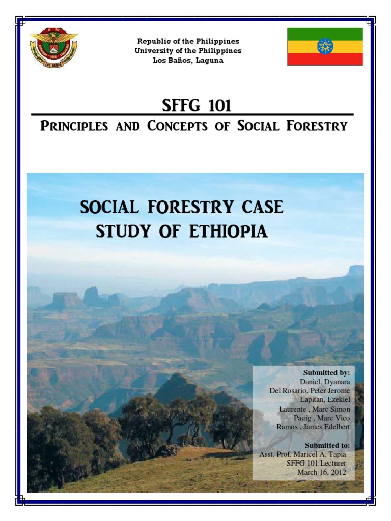 Case Study - Ethiopia | Reducing Emissions From Deforestation And ...