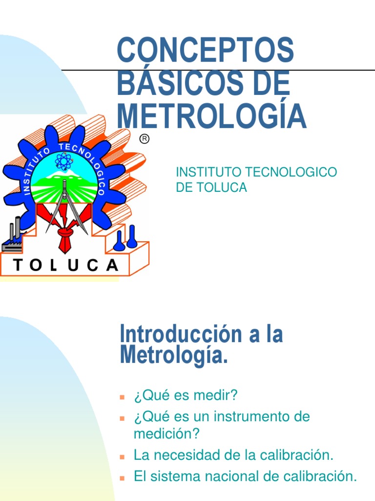 Conceptos Basicos Metrología | Metrología | Unidades de medida