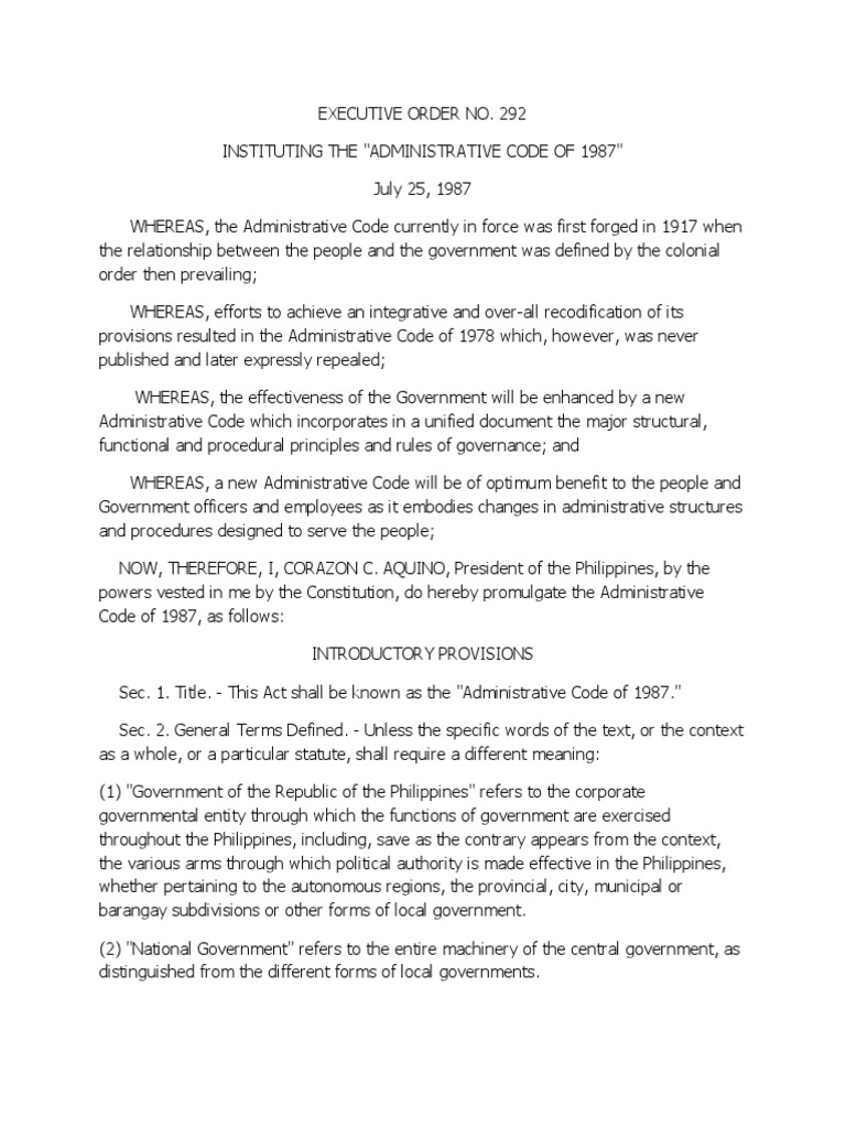 Administrative Code of the Philippines | Oath Of Office | Notary Public