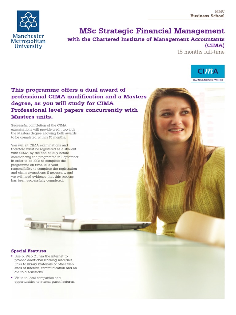 MSC Strategic Financial Management | PDF | Master's Degree | Thesis