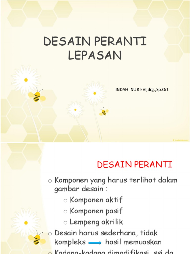 Desain Peranti Lepasan Dan Peranti Retensi | PDF | Sains & Matematika