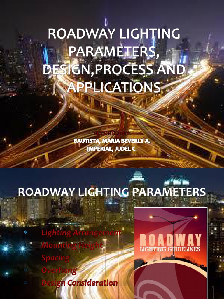 Roadway Lighting Design Parameters Guide | PDF | Lighting | Interior Design