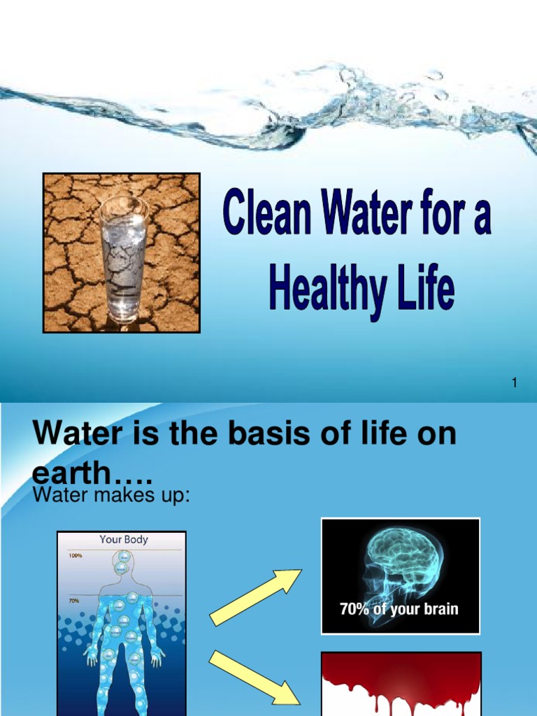 Clean Water For A Healthy World | PDF | Drinking Water | Sanitation