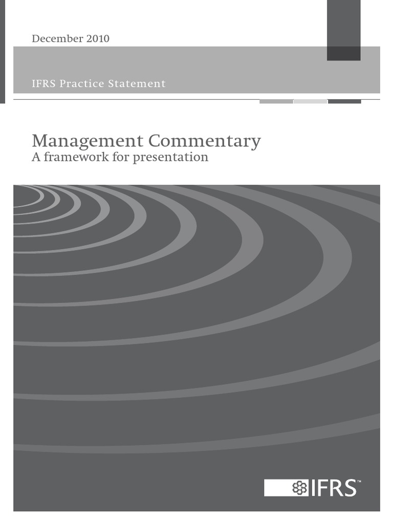 Management Commentary IFRS Practice Statement | PDF | International ...