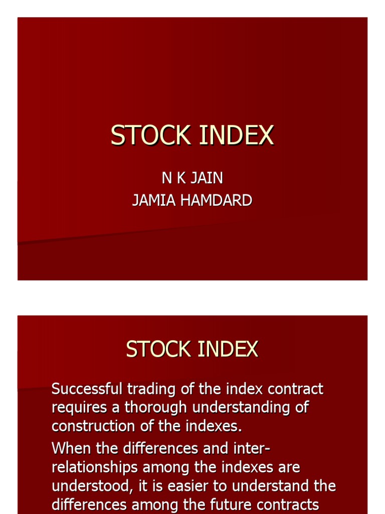 Understanding Stock Market Indexes: A Comprehensive Guide to ...