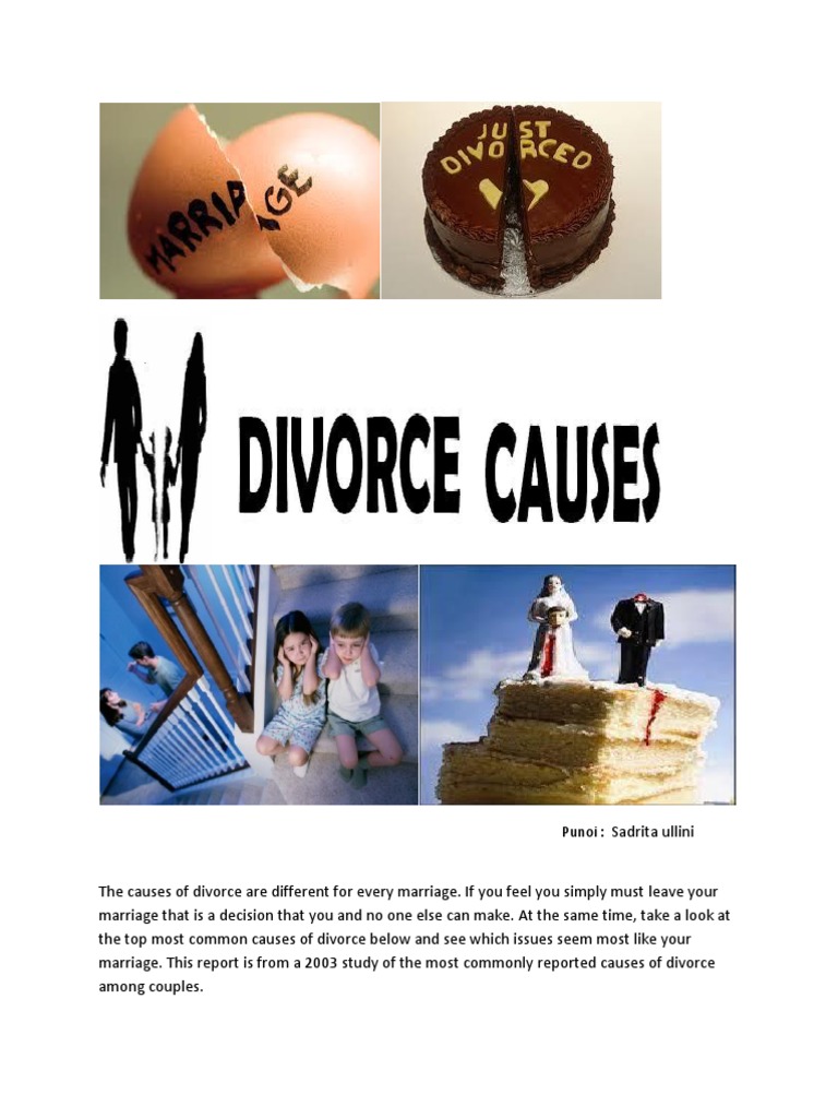 The Causes of Divorce Are Different For Every Marriage | PDF | Divorce ...