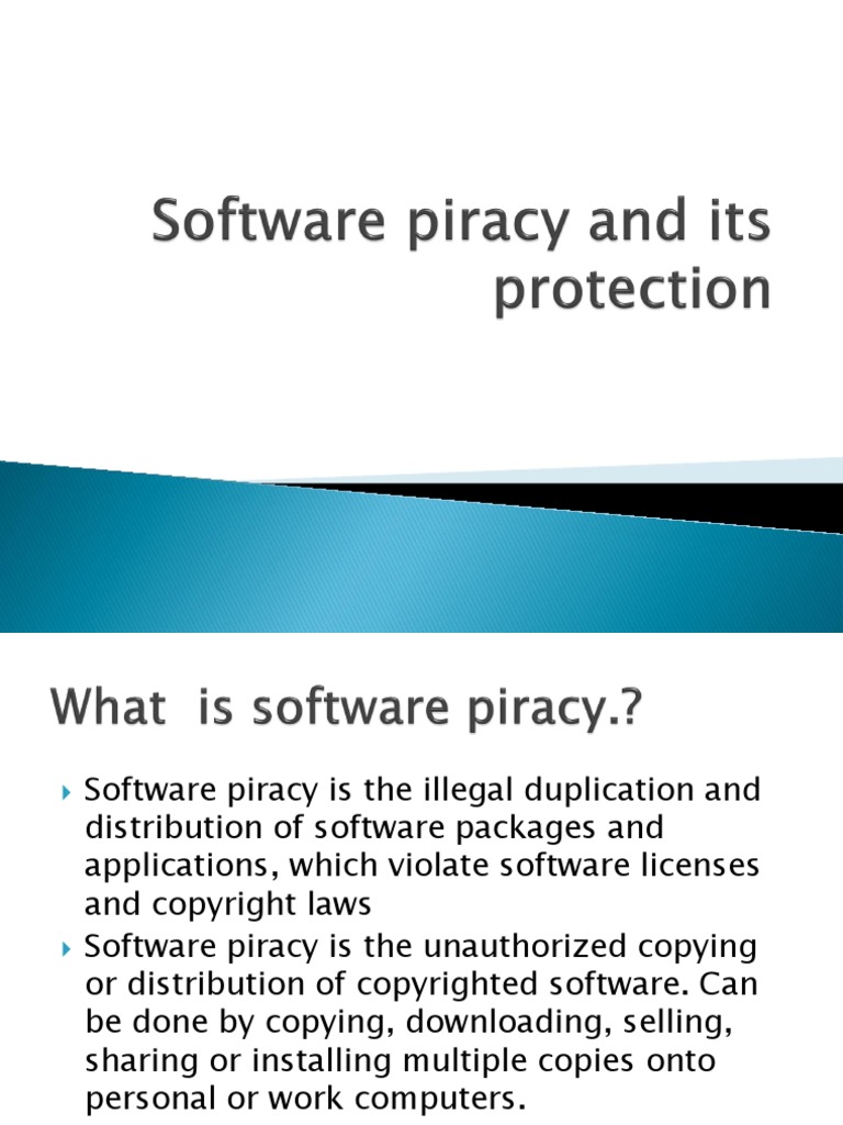 Software Piracy and Its Protection | Copyright Infringement | Copyright