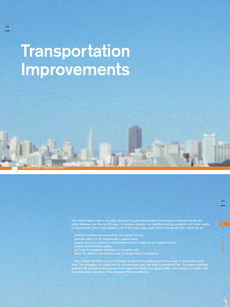 Transportation Improvements: San Francisco County Transportation ...