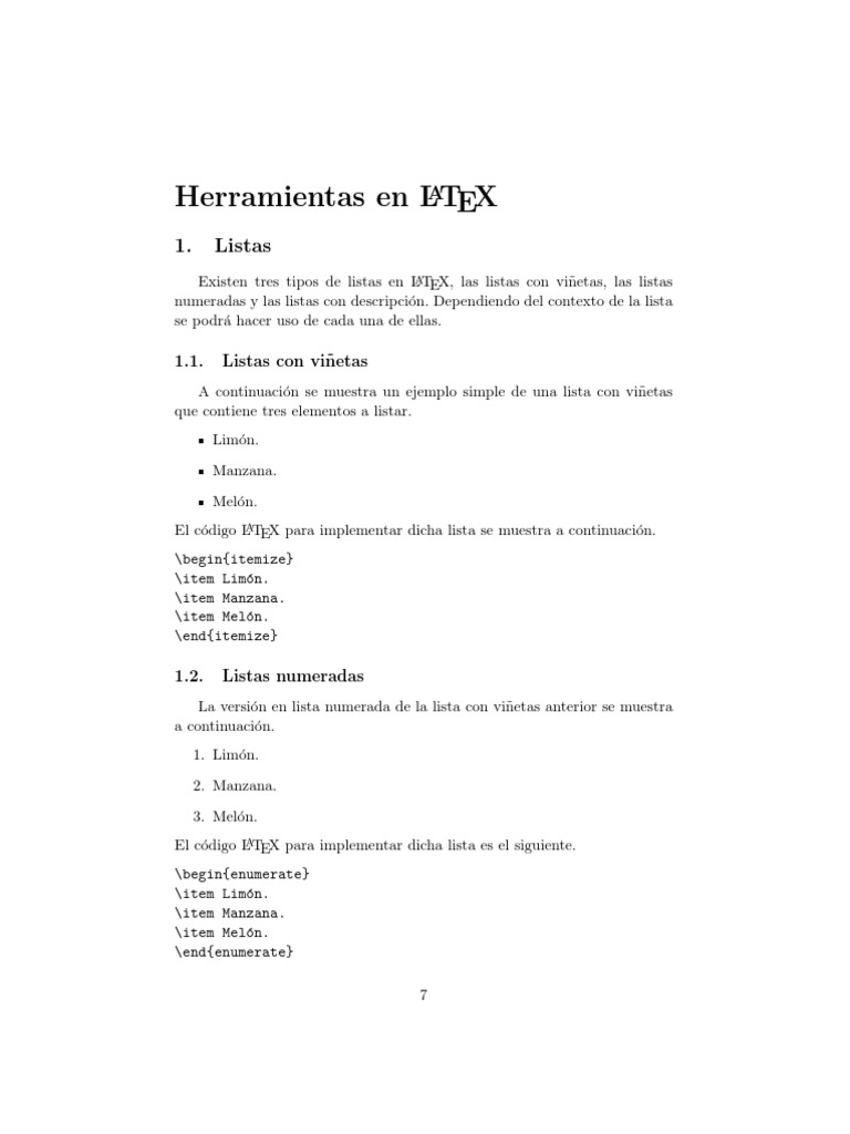 Guia Latex | PDF | Tabla (base de datos) | Informática Guia Latex | PDF | Tabla (base de datos) | Informática
