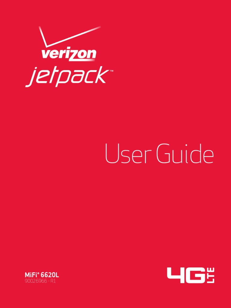 Internet VZW Jetpack Mifi6620l Ug PDF | PDF | Verizon Wireless | Wi Fi