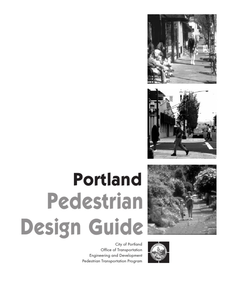 Portland Pedestrian Design Guide | PDF