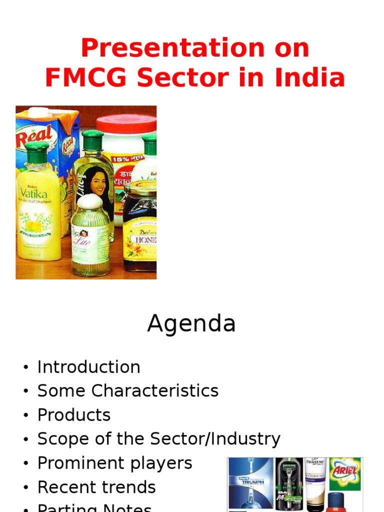 Presentation On FMCG Sector in India | PDF | Unilever | Economies