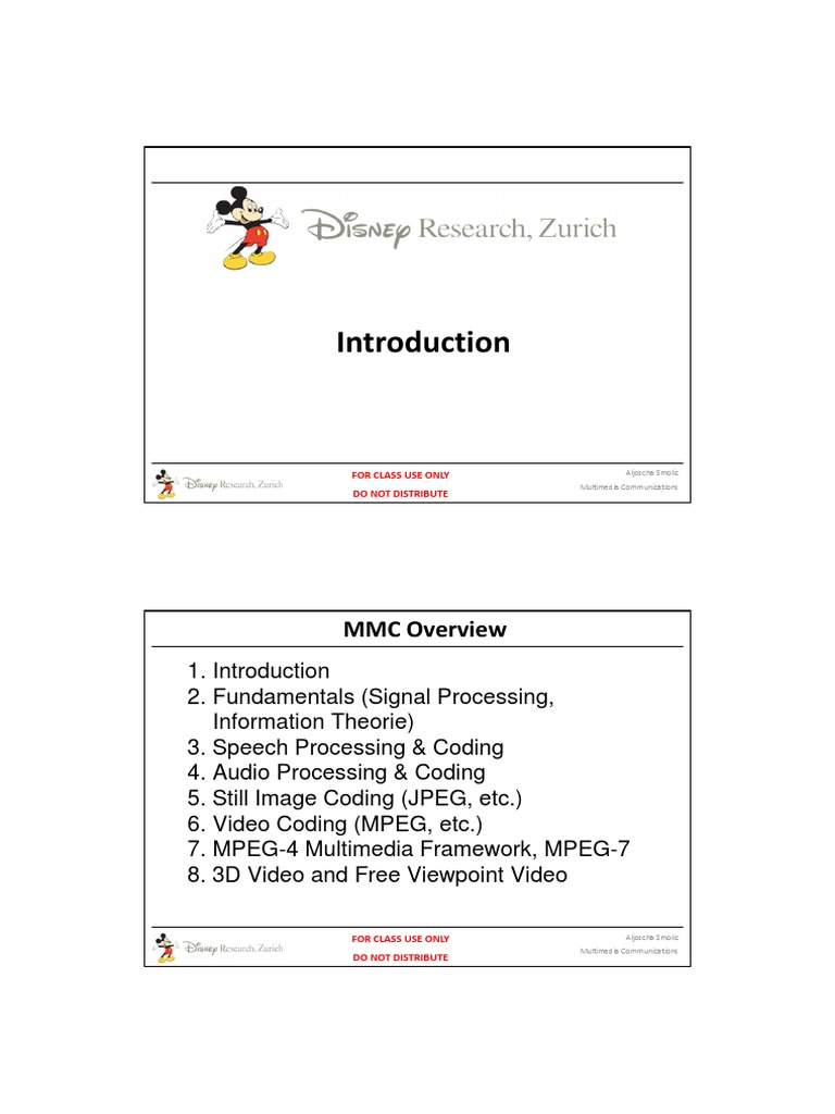 MMC12 Intro | PDF | Stereoscopy | Data Compression