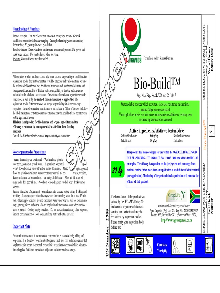 GG-Label Bio-Build 2010 Web PDF | PDF | Vegan Cuisine | Crops