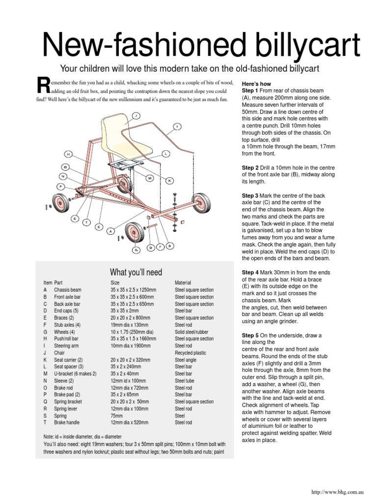 New Fashioned Billycart | Download Free PDF | Axle | Vehicles