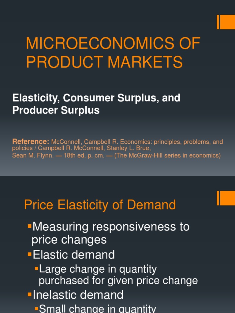 Microeconomics of Product Markets | PDF | Monopoly | Price Elasticity ...