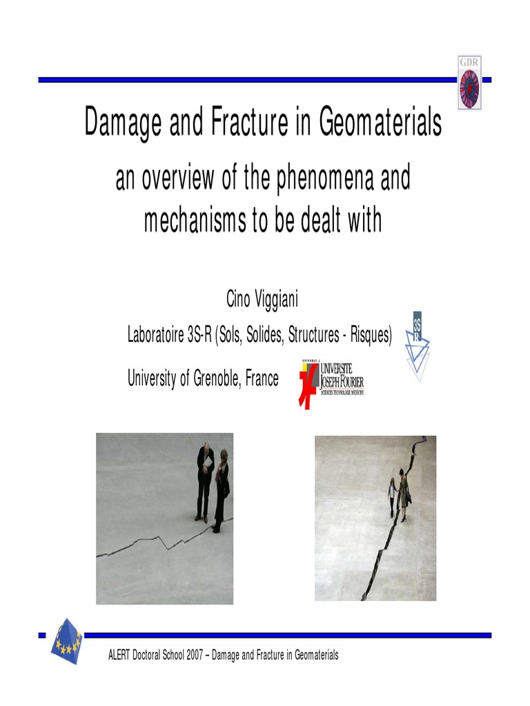 Damage and Fracture in Geomaterials | PDF | Fracture | Stress (Mechanics)