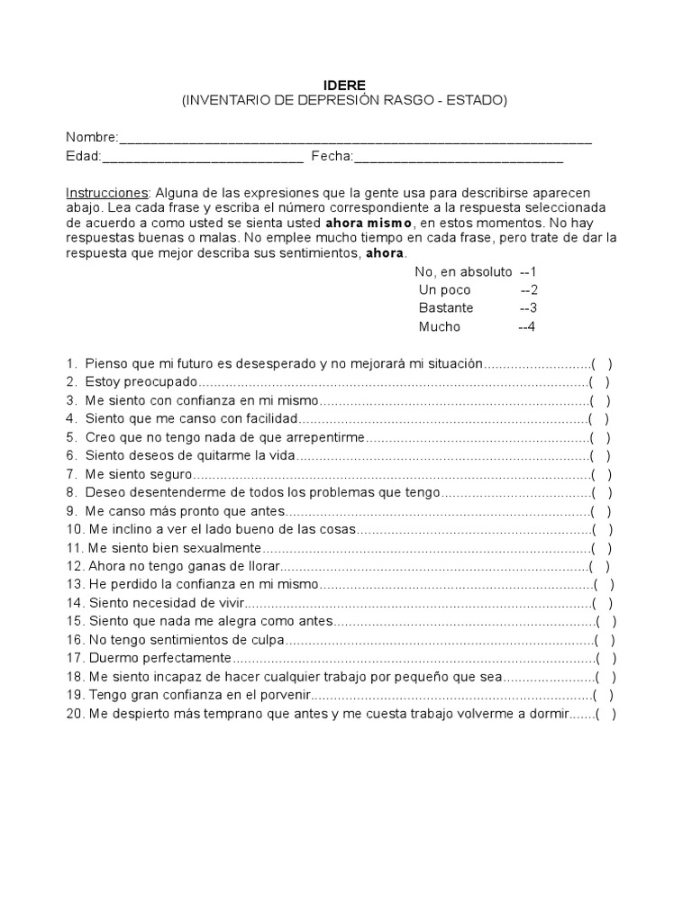 Idere | PDF | Sicología | Ocio